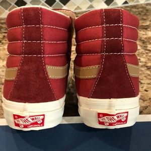 Vans | Shoes | Vans Og Sk8hi Lx Suede Canvas Sun Dried Tomato | Poshmark